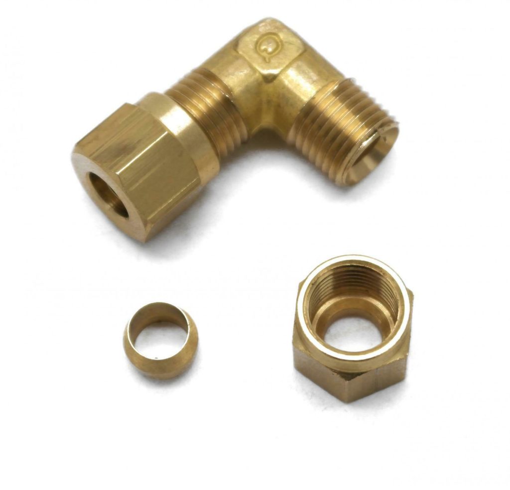 British Made 6mm Equal 90 Degree Brass Compression Bend – Huddersfield ...